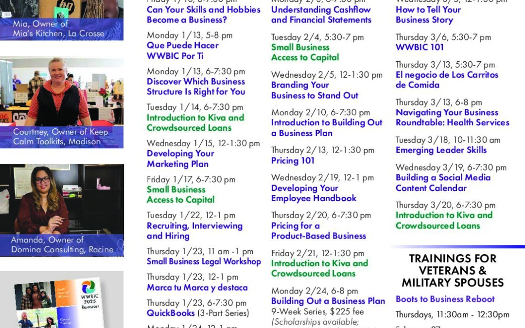 2025 Q1 Online Schedule Only | WWBIC